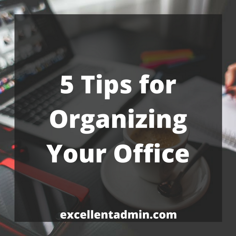 Increase Work Productivity - 5 Tips for Organizing Your Office ...